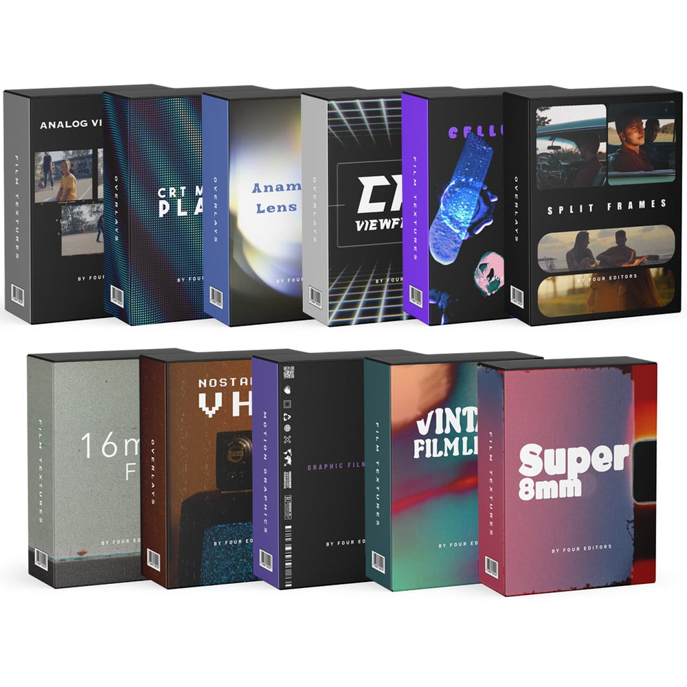 All Our Video Editing Packs – Video Editing Effects - FOUR Editors