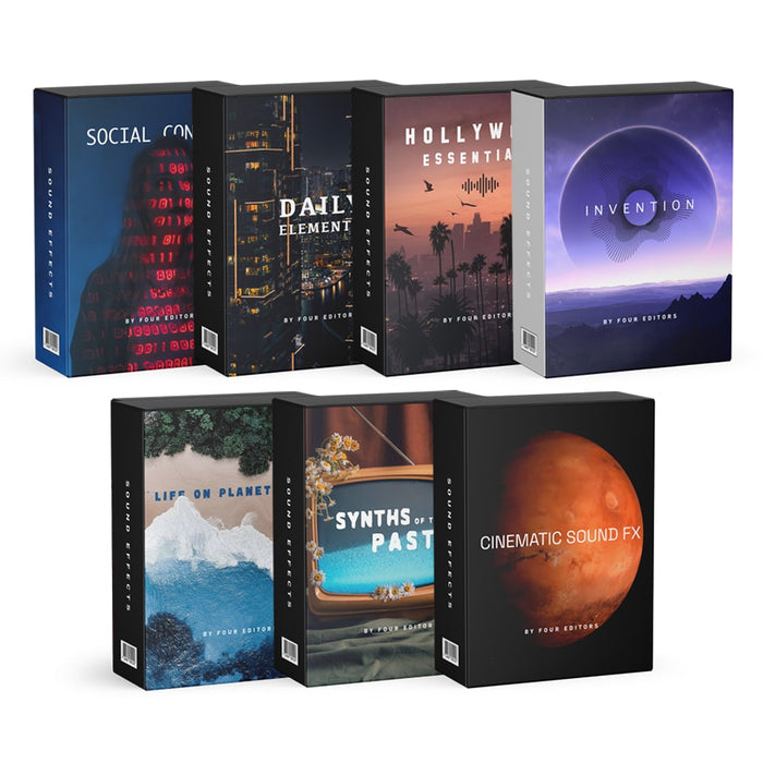 FOUR Editors - Shop Video Editing Assets, VFX & SFX Bundles
