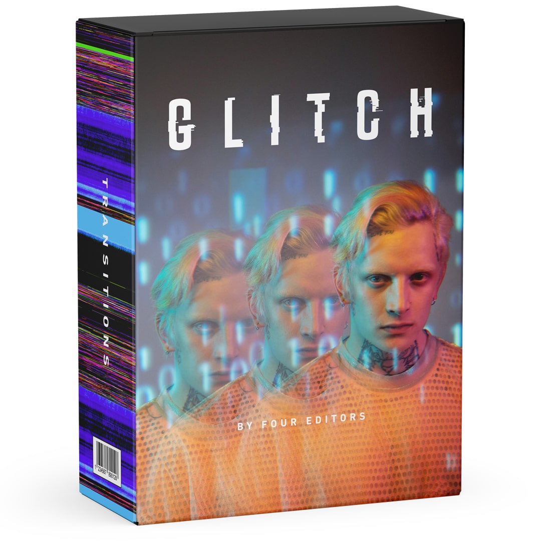 Glitch Transitions Pack | 50 Eye-Catching Glitch Effects for Video Editing