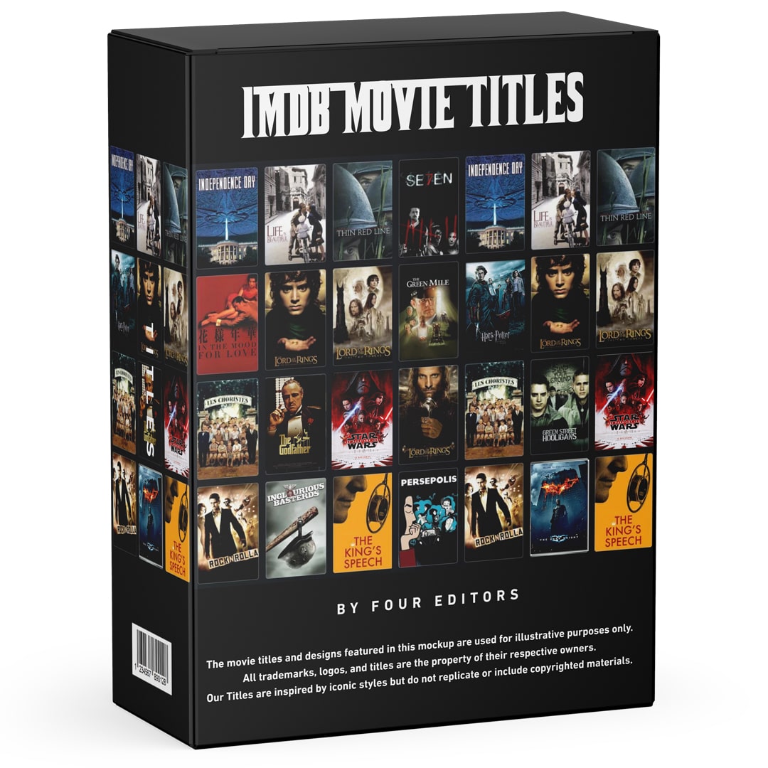 IMDB Movie Titles Pack | Professional Titles for Your Film Projects ...